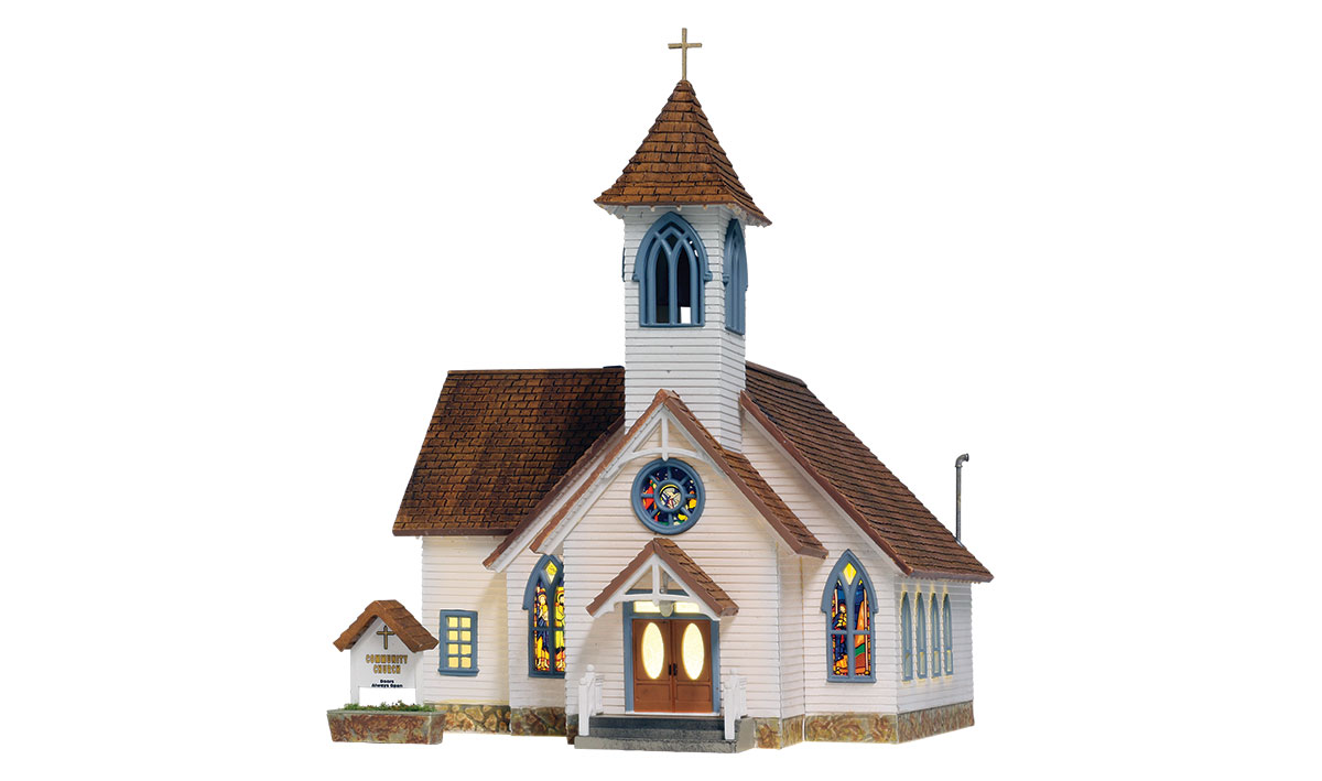 Community Church - HO Scale - PineCar